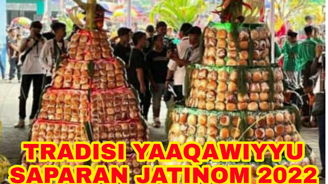 SEBAR APEM SAPARAN YA QOWIYYU JATINOM 2022 DIPADATI RIBUAN WARGA - YouTube