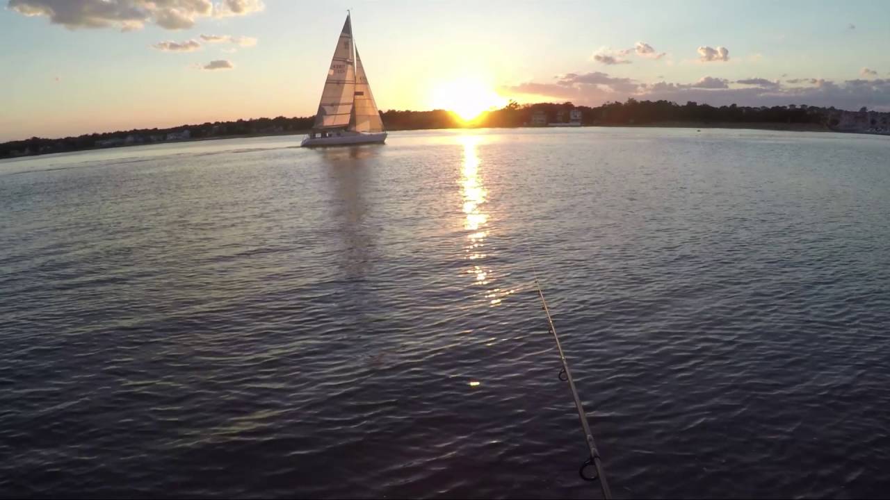 Catching Small Bluefish with Metals in the Harbor till Sunset - YouTube
