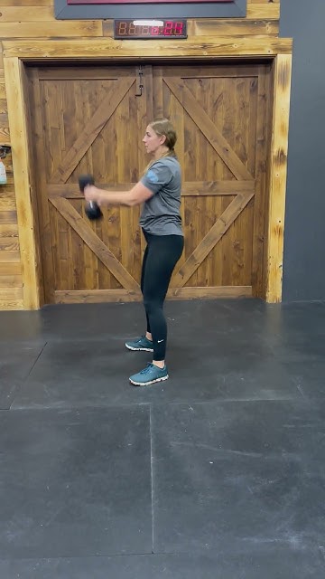 Double Dumbbell Swing Youtube