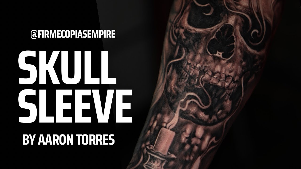 Skull Tattoo Sleeve - YouTube