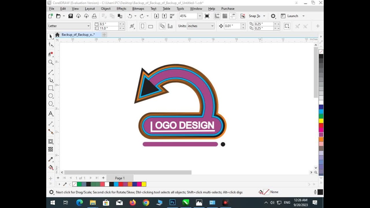 Classic Logo Design In Coreldraw
