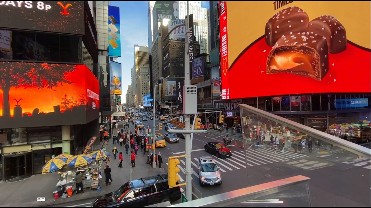 Times Square New York City December 2024 - YouTube