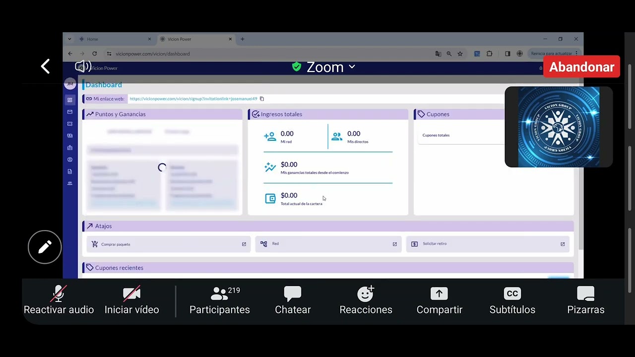 Como activar un paquete a un socio nuevo en Vicion Power! #vicionpower ...
