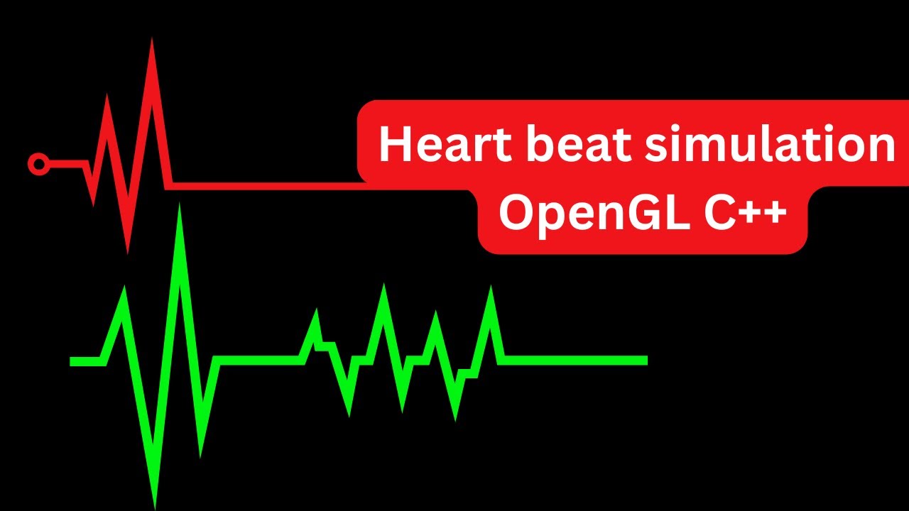 Heart beat simulation OpenGL C++ - Complete Source Code - YouTube