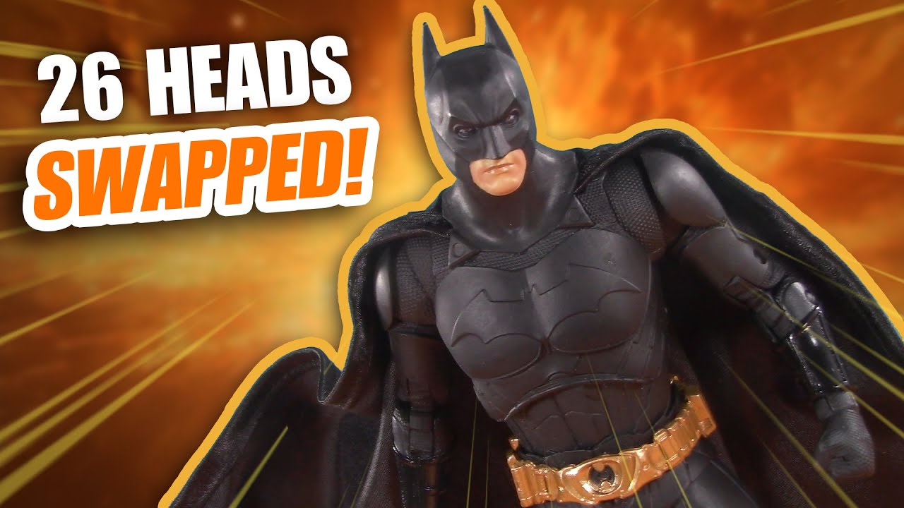 BATMAN BEGINS HEAD SWAPS! McFarlane Toys DC Multiverse Custom Kitbash ...