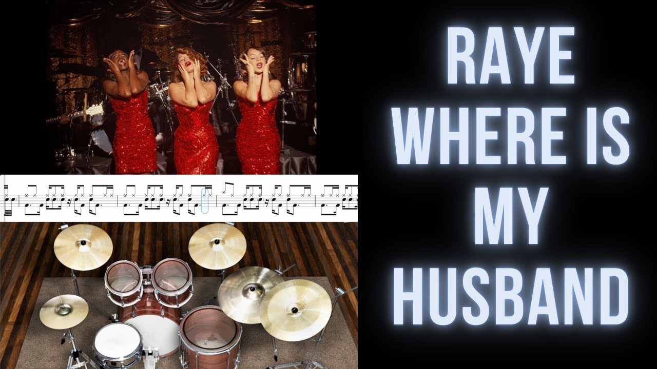 RAYE - WHERE IS MY HUSBAND! (Drum Transcription Sheet Music Score ...