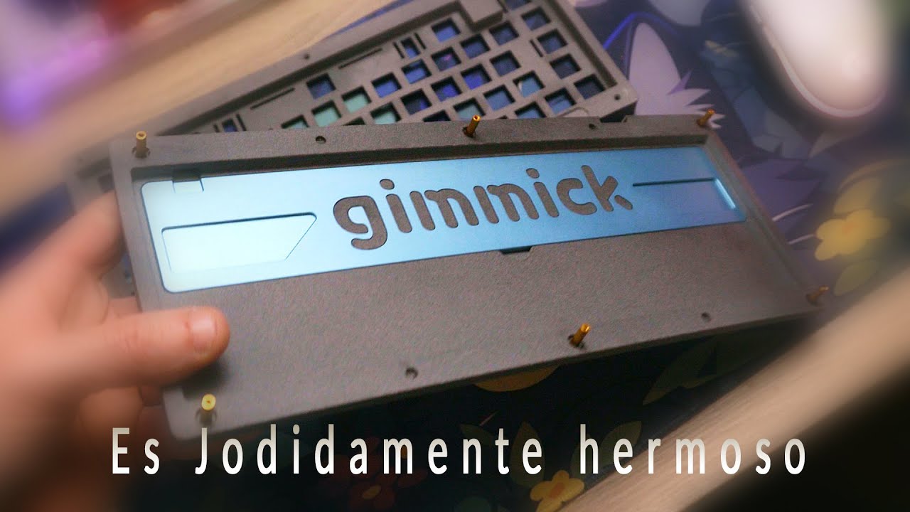custom keyboard case prototype (Gimmick) Mat pa12 - YouTube