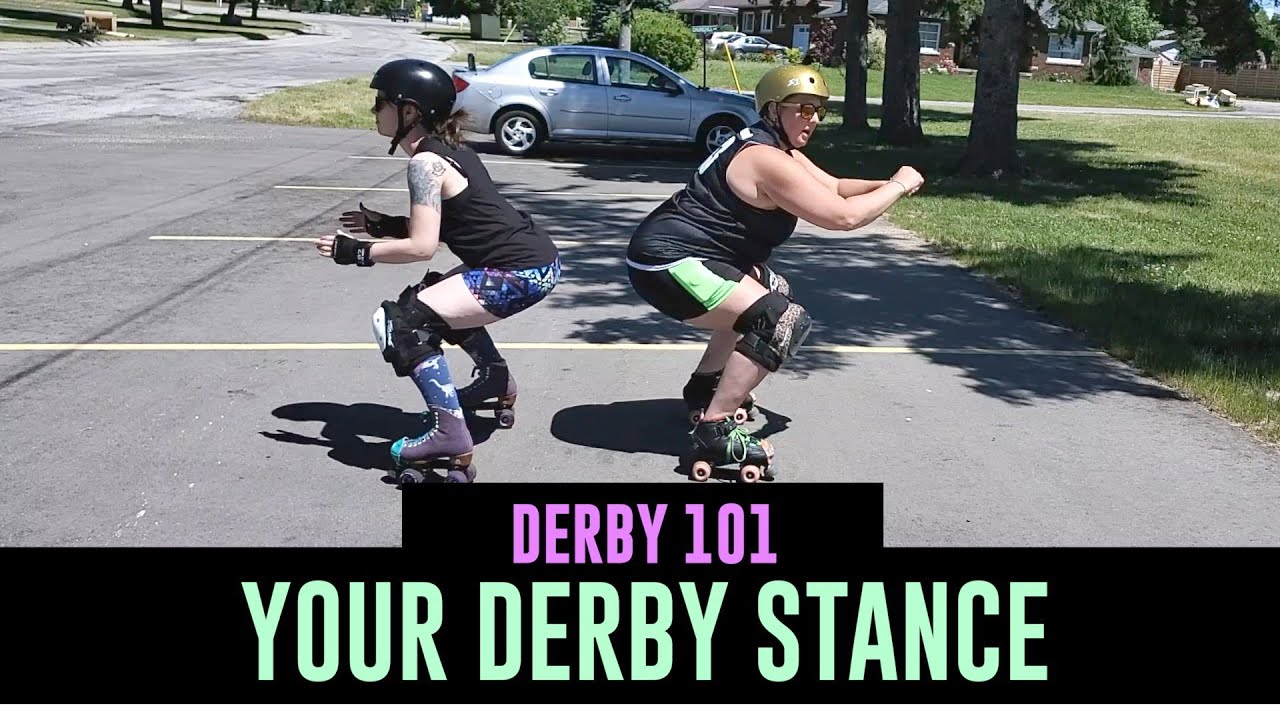 The Importance of a Solid Derby Stance - Roller Derby 101 - YouTube