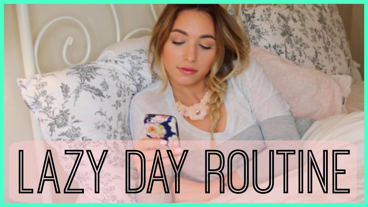 LAZY DAY ROUTINE | SimplyAlexandra - YouTube