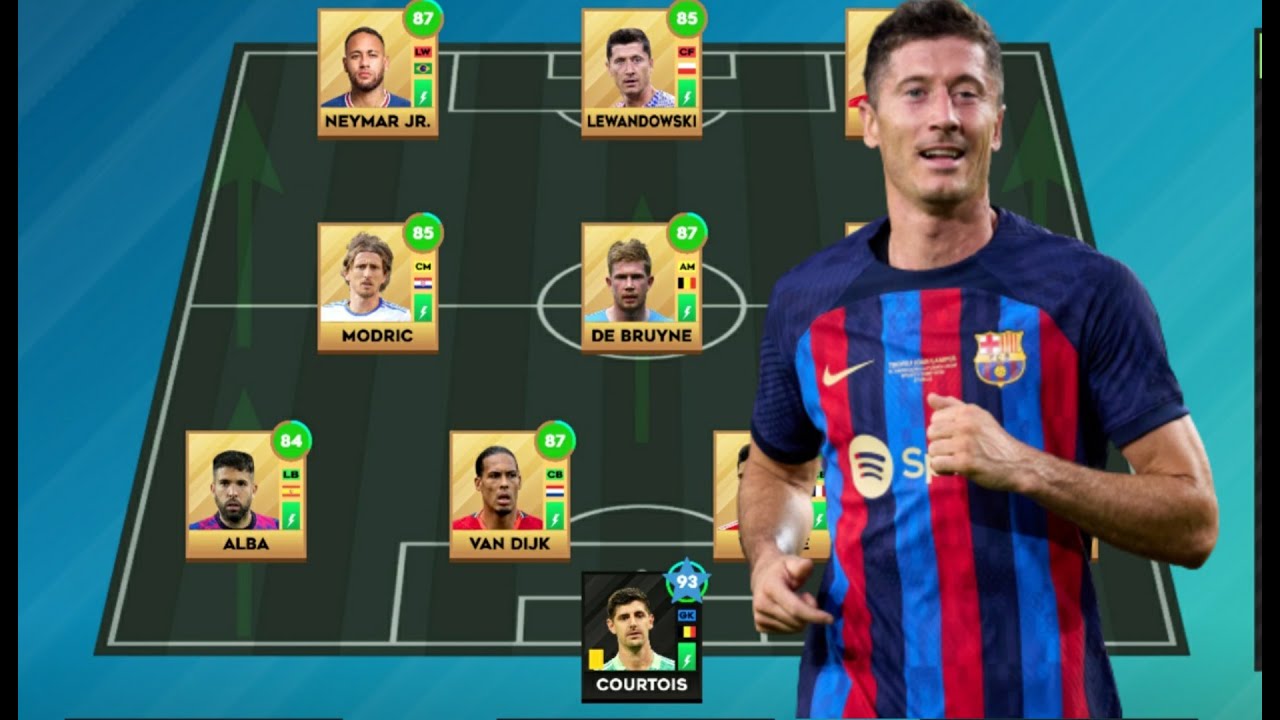 DLS 23 | Sign Robert Lewandoski And Playing Matches | Dream League ...