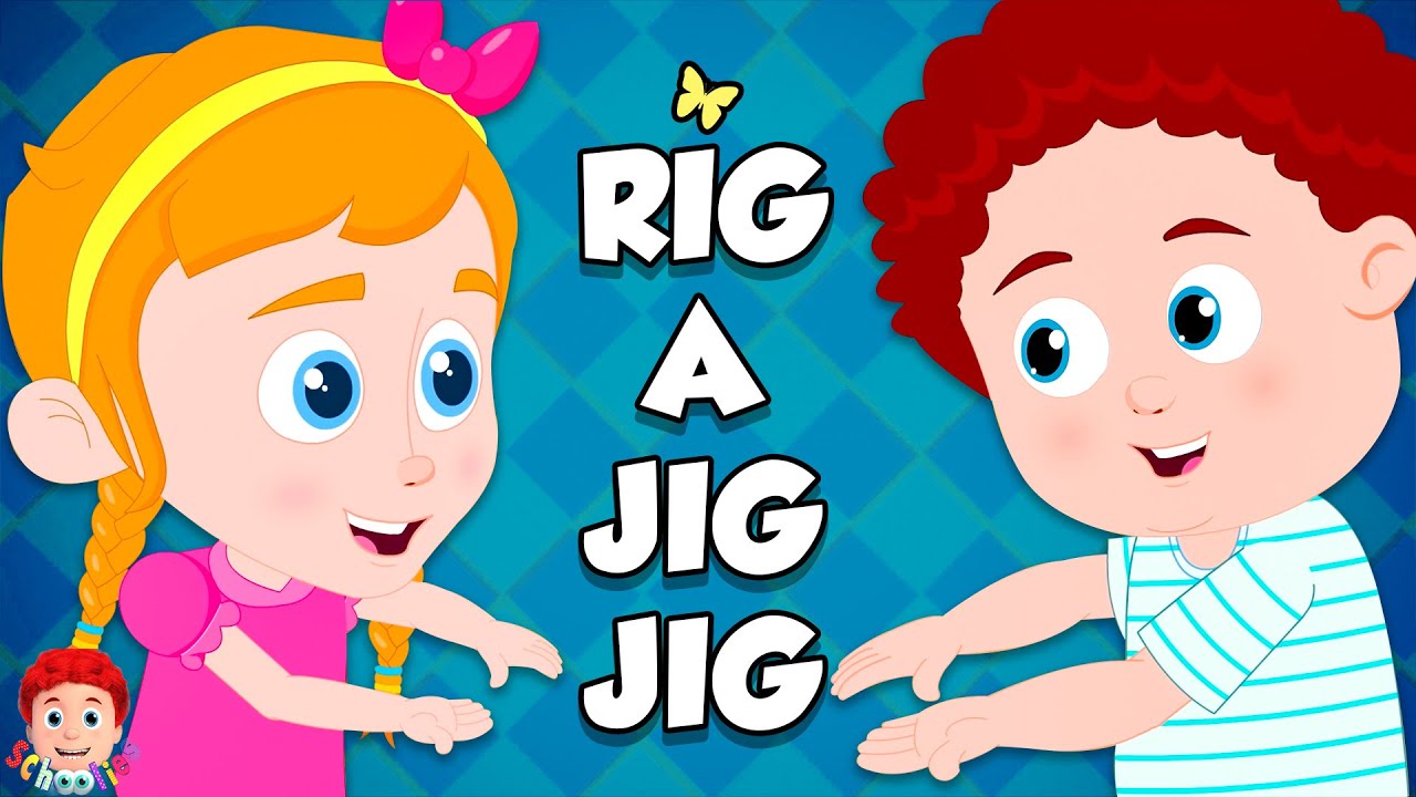 Rig a Jig Jig + More Nursery Rhymes & Learning Videos for Toddlers ...