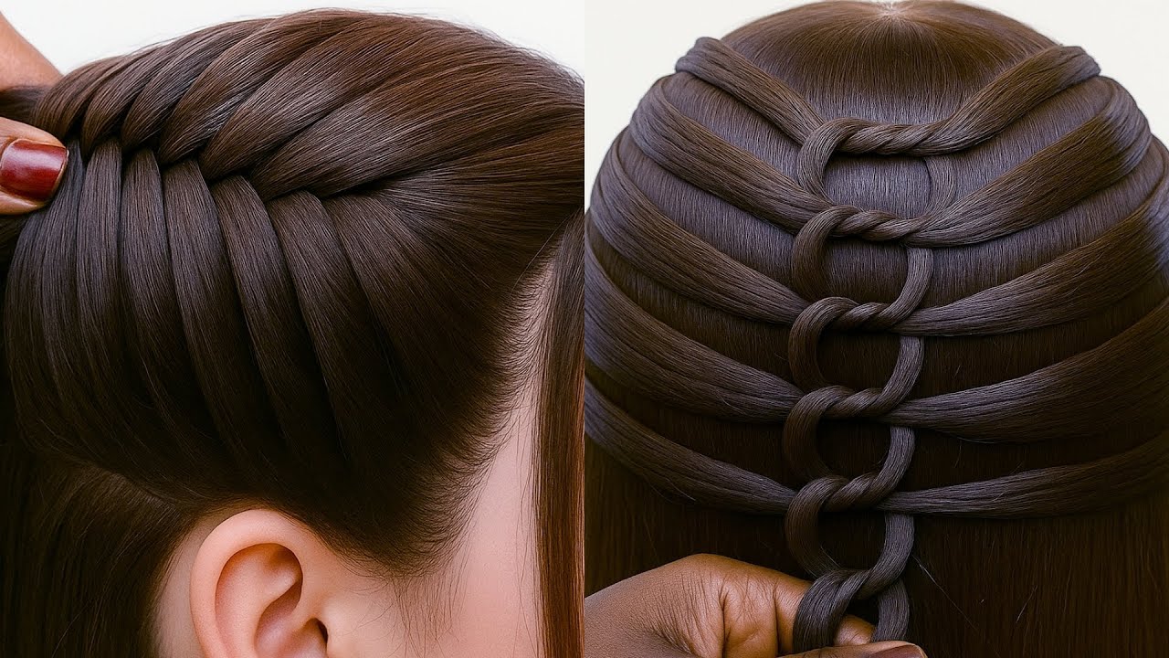 latest new hairstyle - easy hairstyle for girls | hair design | hair ...