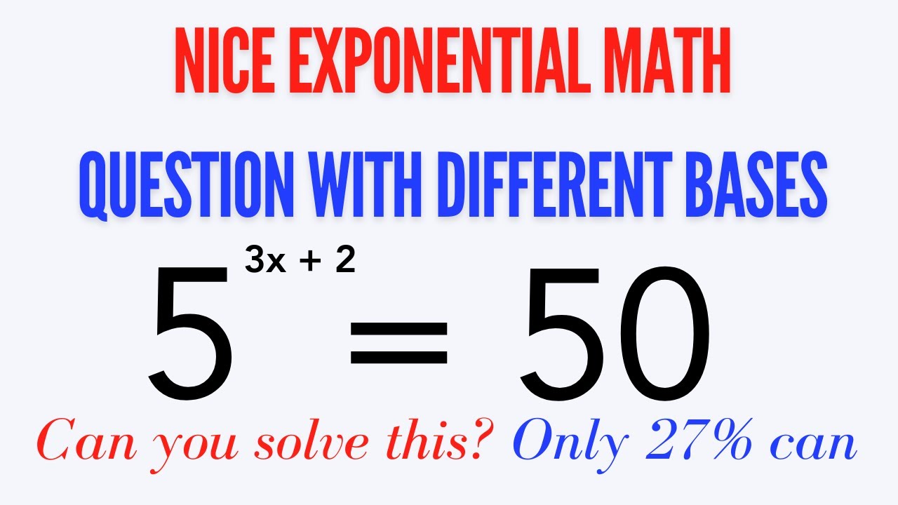 From Confusion to Clarity: Simplifying Exponential Equations with ...