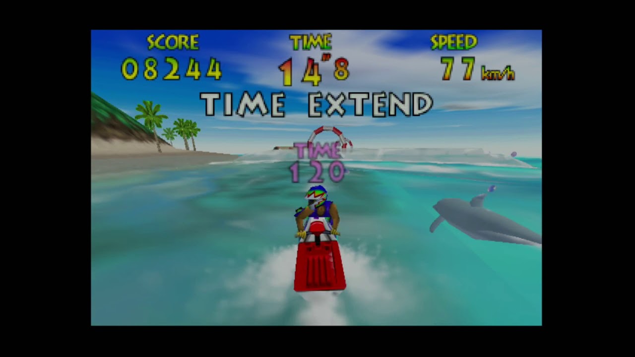Wave Race 64 Stunt Mode Dolphin Park Using R. Hayami Score 12731 - YouTube
