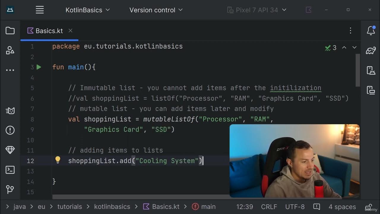 56 - Listof and MutableListOf - YouTube