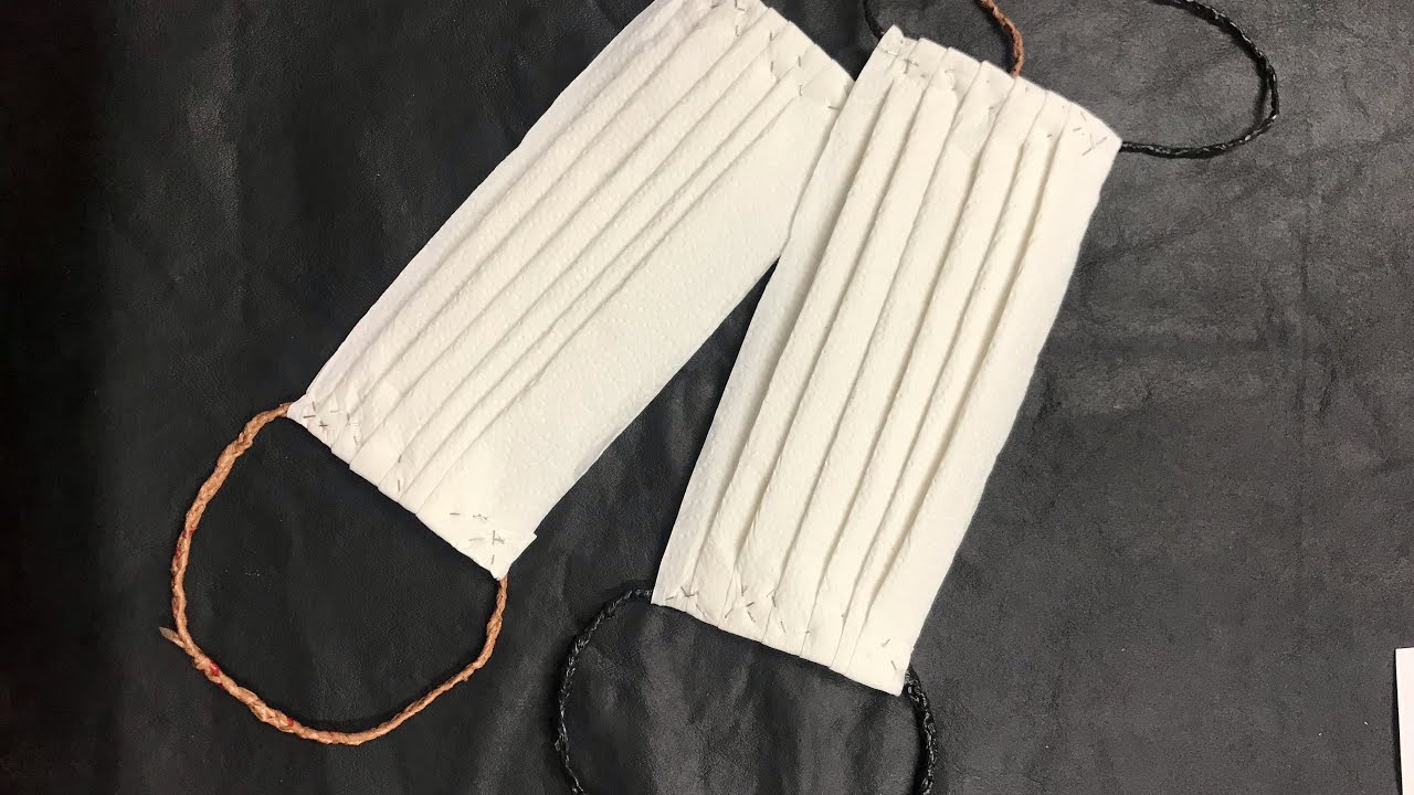 Paper Towel waterproof loops Mask - YouTube