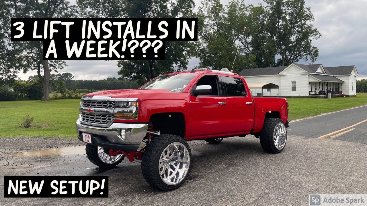 3 LIFT KITS INSTALLED IN A WEEK?!? Backyard Built VLOG! - YouTube