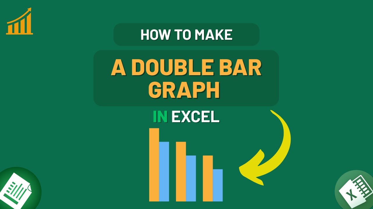 How to Make a Double Bar Graph in Excel - YouTube