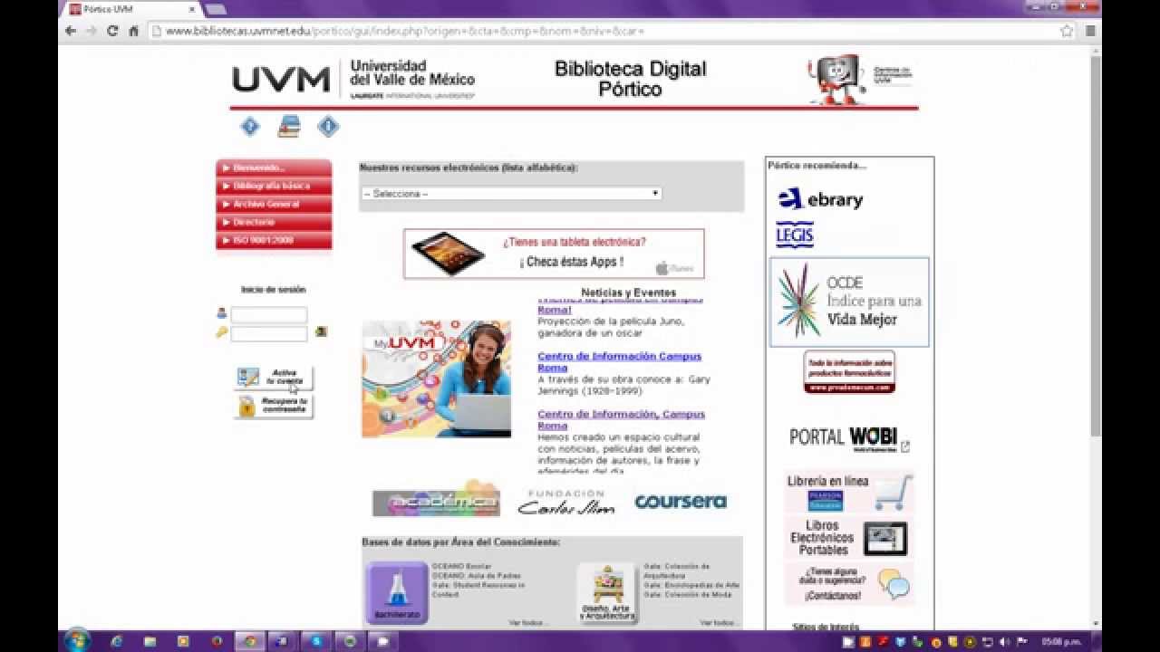 ¿Cómo registrarse en Pórtico UVM? - YouTube