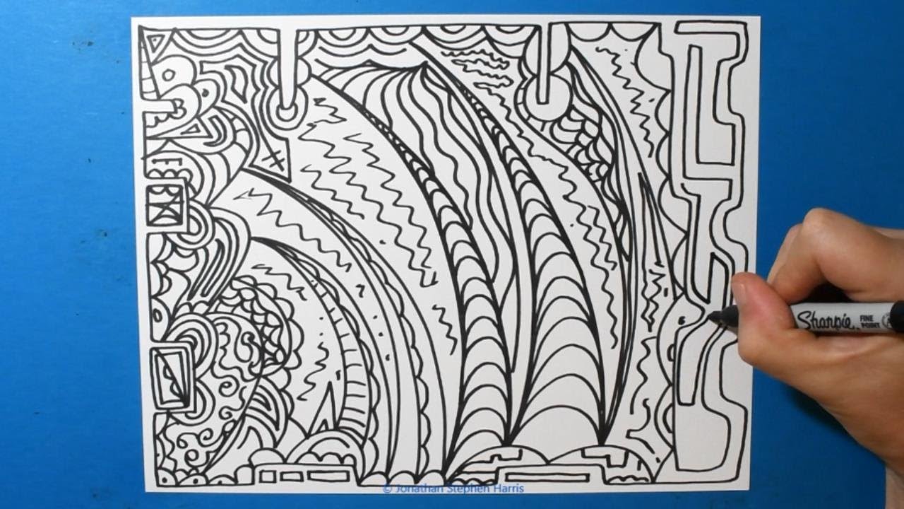 Soul Expressionism #4 / Doodle Magic / Intuitive Drawing / Spontaneous ...