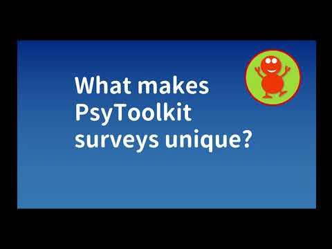 What makes PsyToolkit surveys unique? - YouTube
