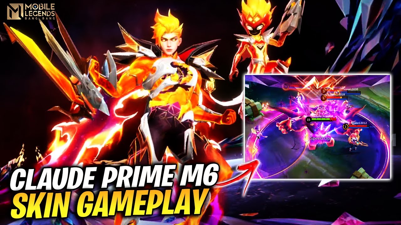 GAMEPLAY DA NOVA SKIN PRIME M6 DO CLAUDE FINALIZADA *melhor skin prime ...