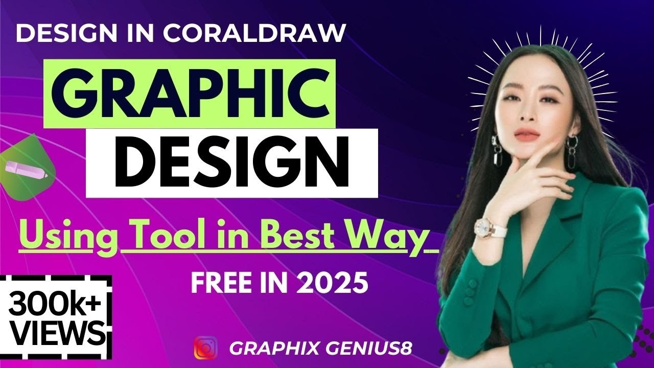 I Tried Coral Draw Graphics - Tutorial | graphic design - YouTube