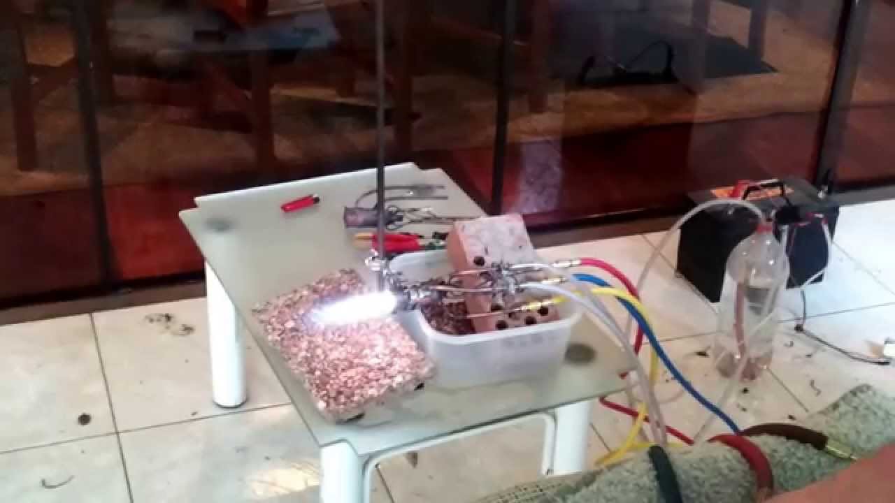 Prueba estatica de cohete experimental con tobera divergente - YouTube