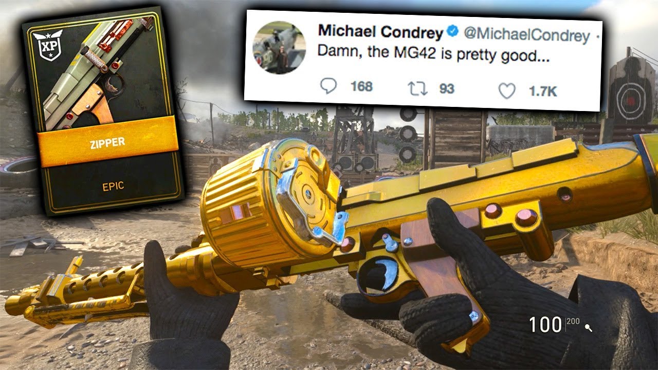 MG42 is so GOOD, its BASICALLY got NO RECOIL... (COD WW2 MG42 Best ...