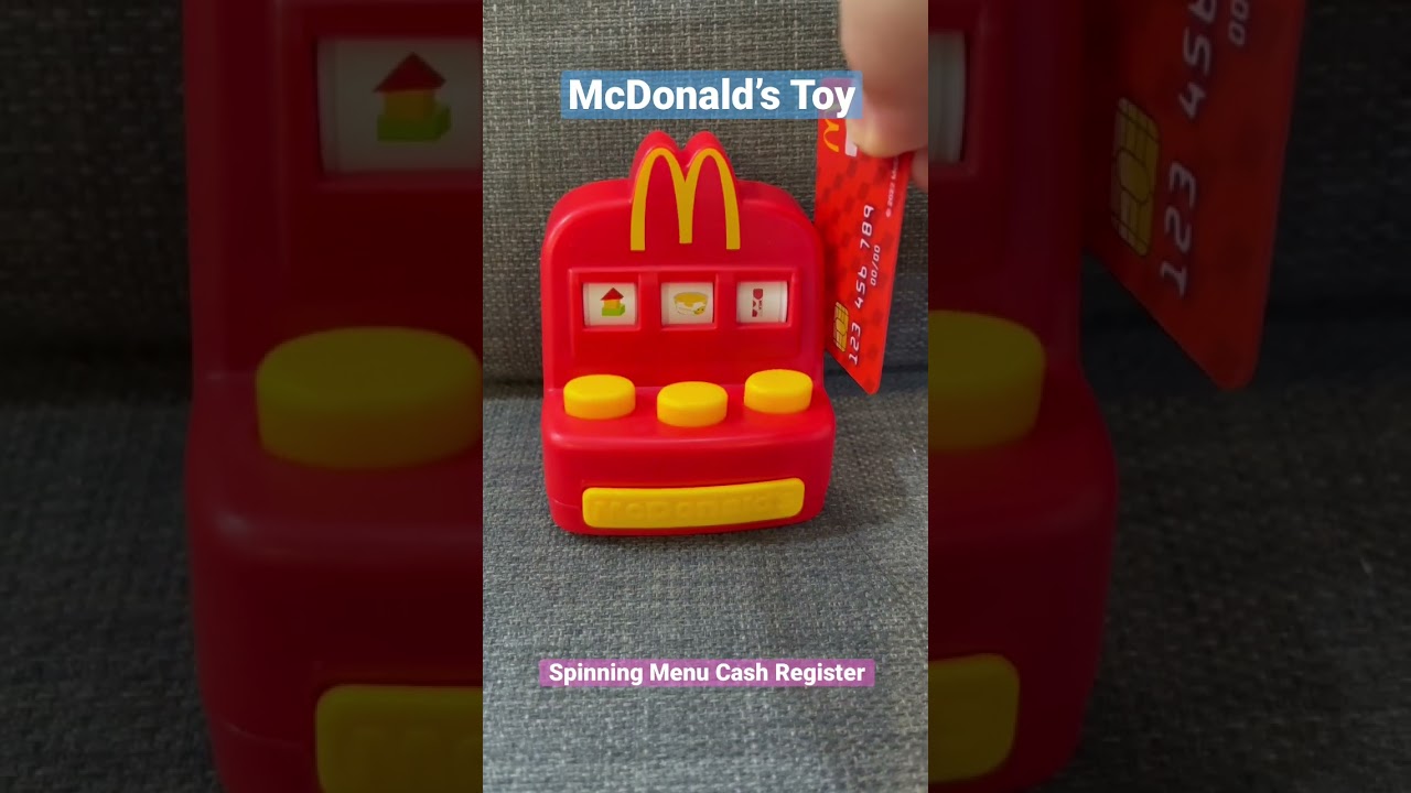 McDonald’s Toy | Spinning Menu Cash Register #Mcdonalds #Toy #HappyMeal ...