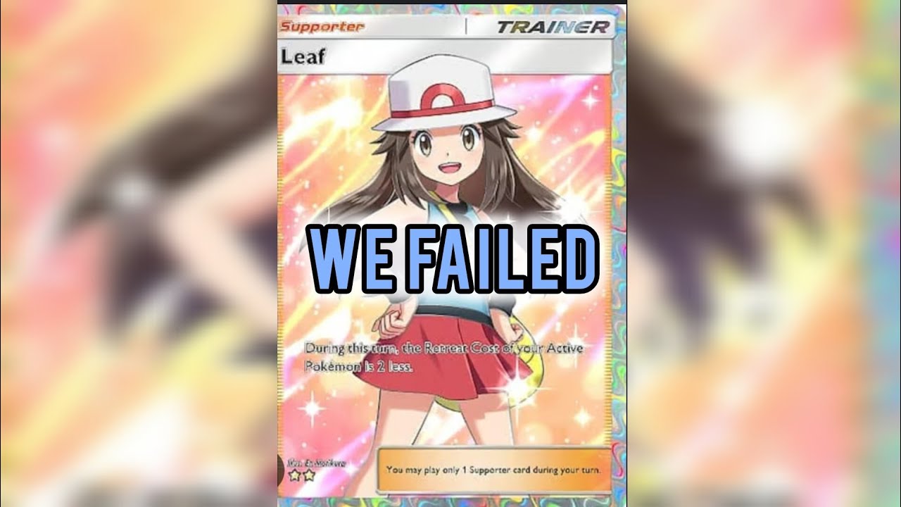 Not stopping until we pull Full Art Leaf!!!! Pokemon tcgp - YouTube