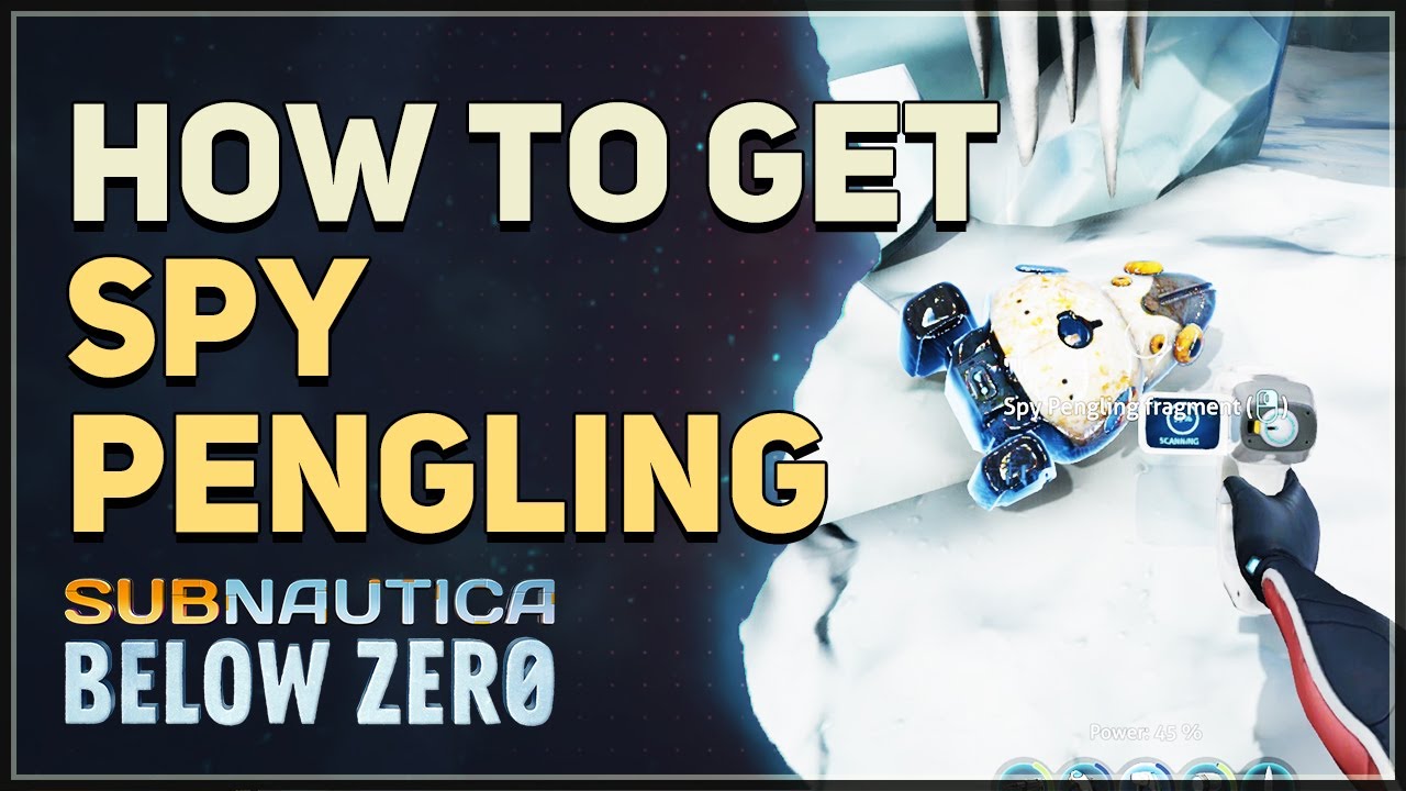 How to get Spy Pengling Subnautica Below Zero - YouTube