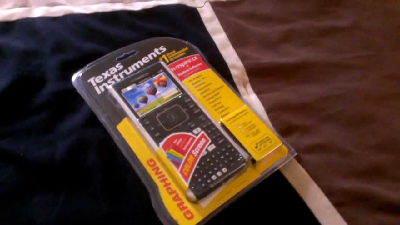 Unboxing - Texas Instruments (TI) NSpire CX Graphing Calculator - YouTube