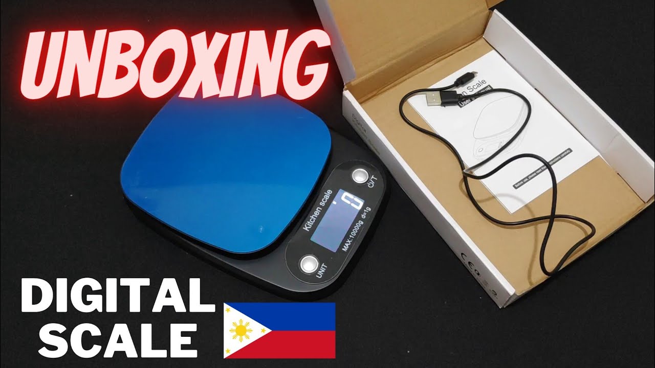 Unboxing: Digital Scale for Kitchen or Fishing Items - YouTube