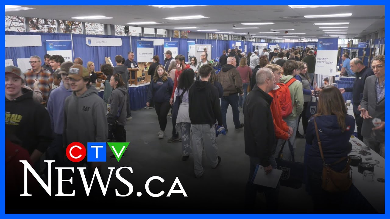 Thousands of students visit NAIT's open house - YouTube