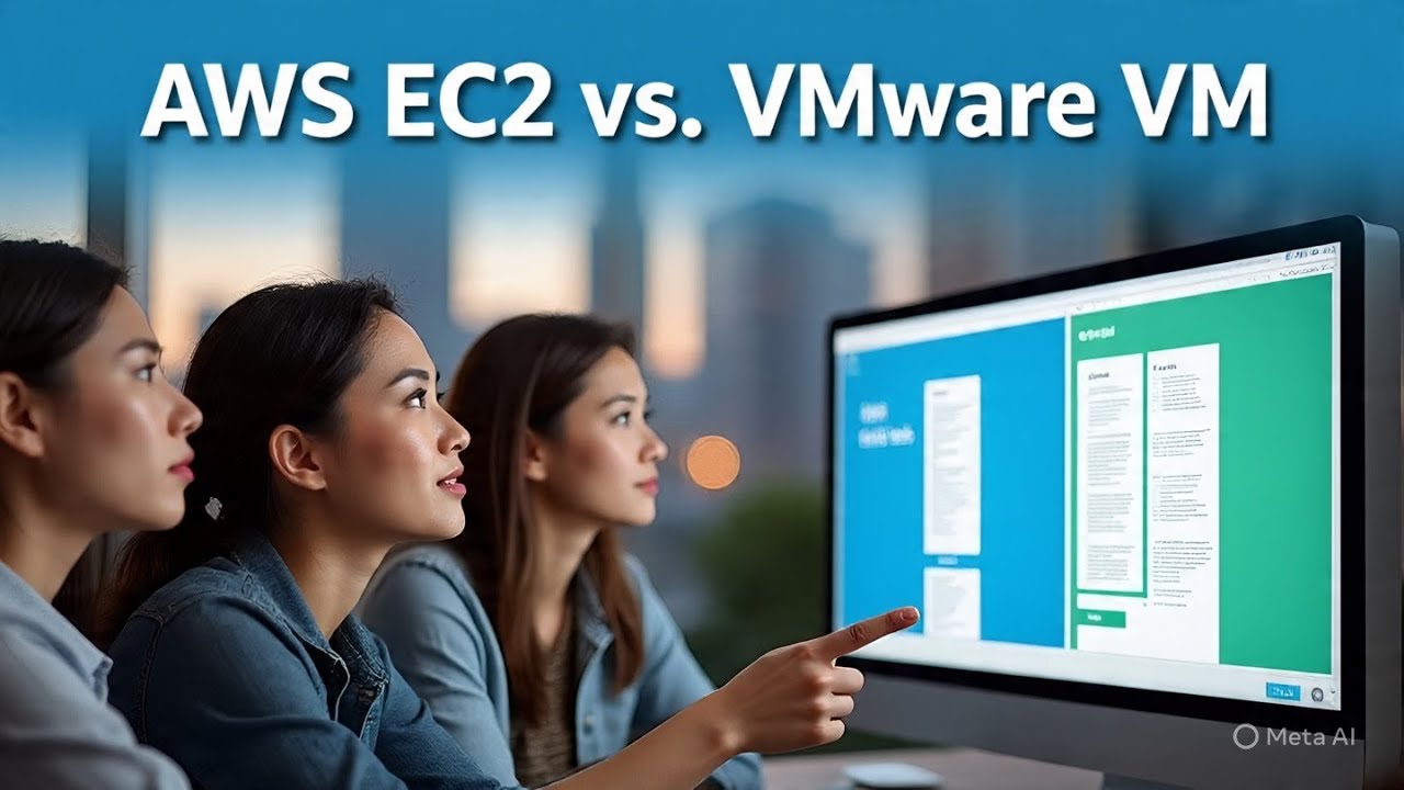 AWS ec2 vs VM differences and creation steps - YouTube