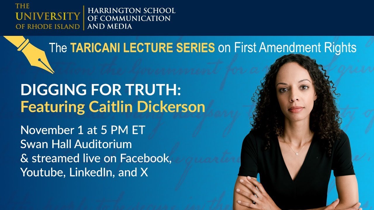 2023 Taricani Lecture: Digging for Truth featuring Caitlin Dickerson ...