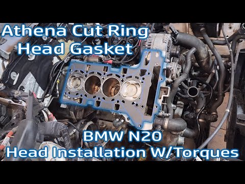 BMW N20 Cylinder Head Installation (How To w/ Torque Specs) with Athena ...