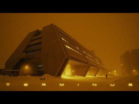 TERMINUS: Blade Runner Ambience | Dreamy Cyberpunk Ambient Music & Snow for Focus & Sleep