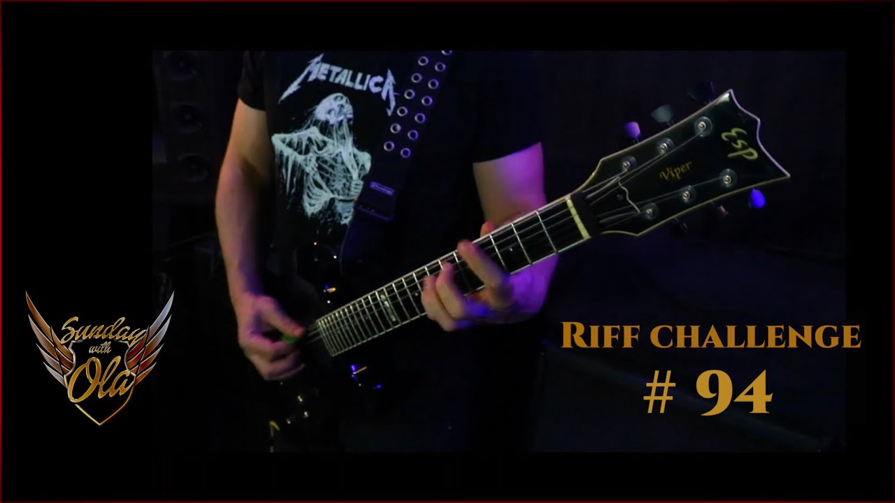 SWOLA94 ⚡THRASH METAL CHUGS ⚡ RIFF CHALLENGE - SUNDAY WITH OLA 94 - YouTube