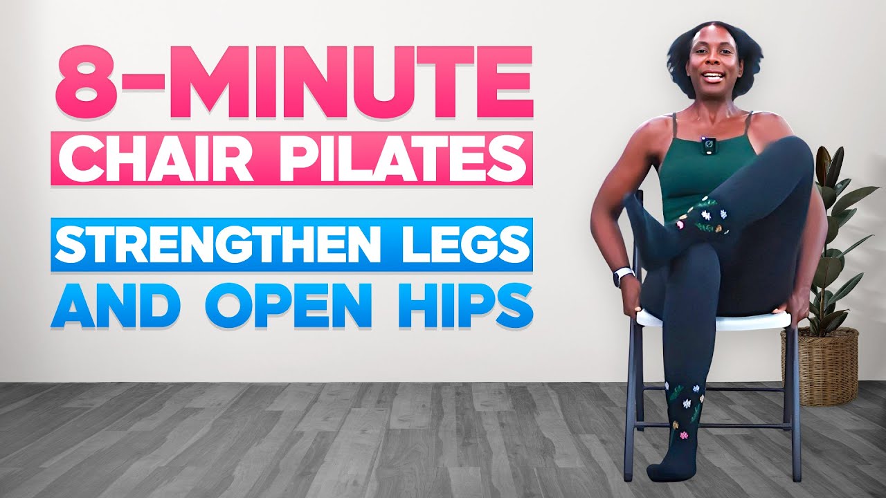 Chair Pilates for Beginners: Sculpt Your Legs & Thighs - YouTube