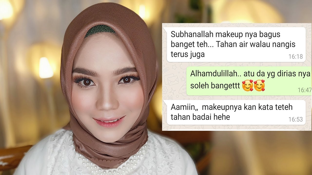 Makeup Siraman Tahan Air, Tahan Badai 😘 - YouTube