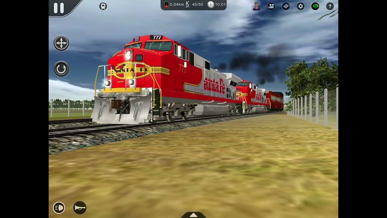 New Train I got the Santa Fe Warbonnet Dash-9 AC-44CW - YouTube
