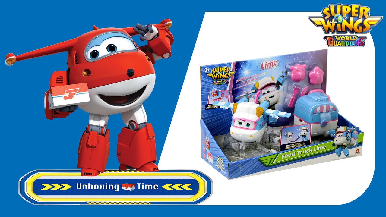 【Super Wings Season 6 Unboxing】Transforming Lime - YouTube