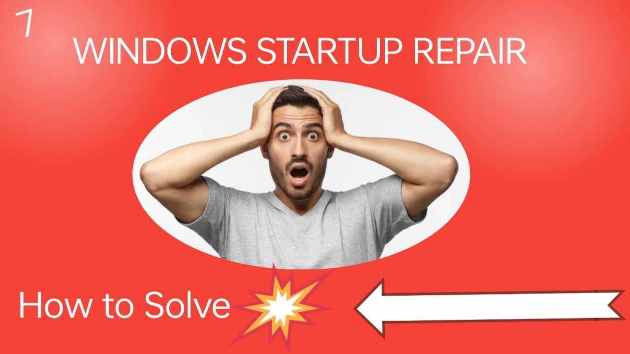 Startup Repair Error on Windows 7 | Solve in 1 minutes #windows7 - YouTube