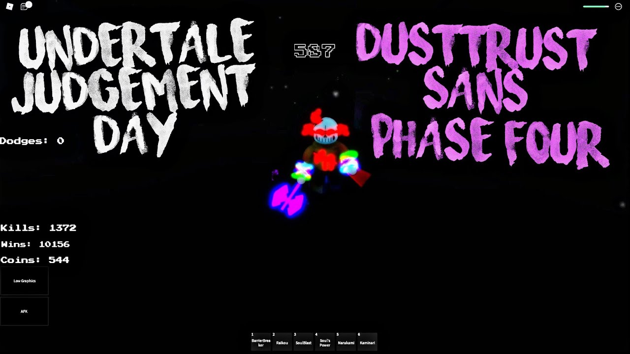 DustTrust Sans Phase 4 | Undertale Judgement Day - YouTube