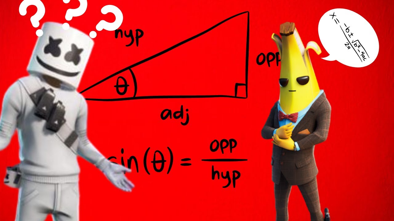 Playing math videos during a match. - Fortnite - YouTube