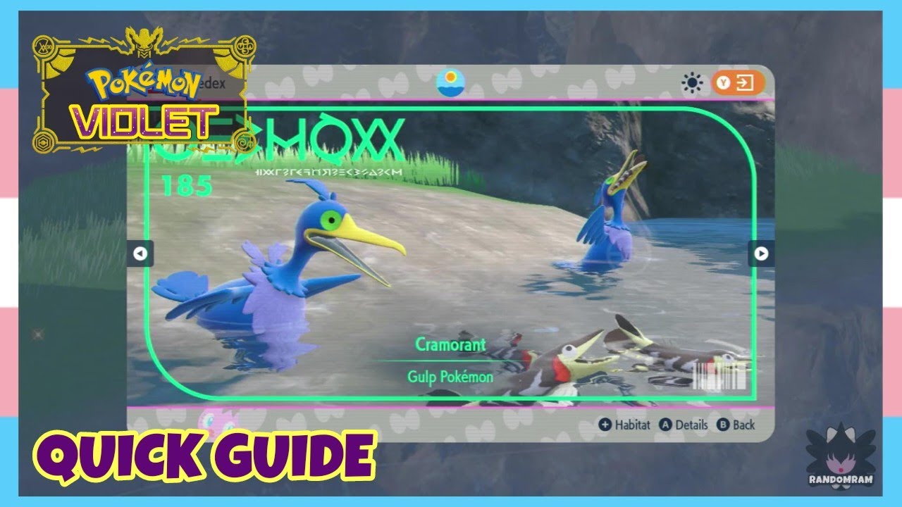 Where To Catch Cramorant In Pokemon Scarlet & Violet *The Teal Mask ...