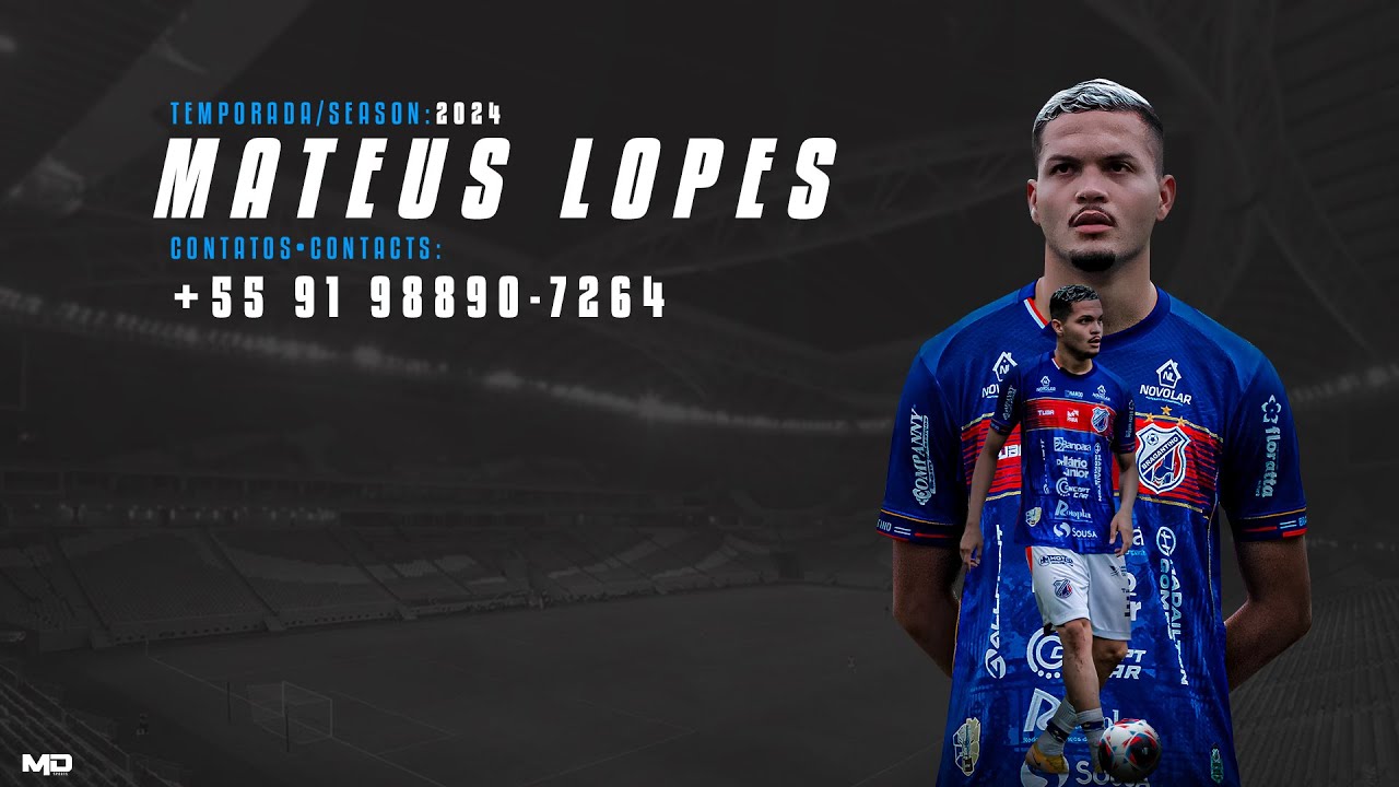 Mateus Lopes - Zagueiro / Defender - 2024 - YouTube
