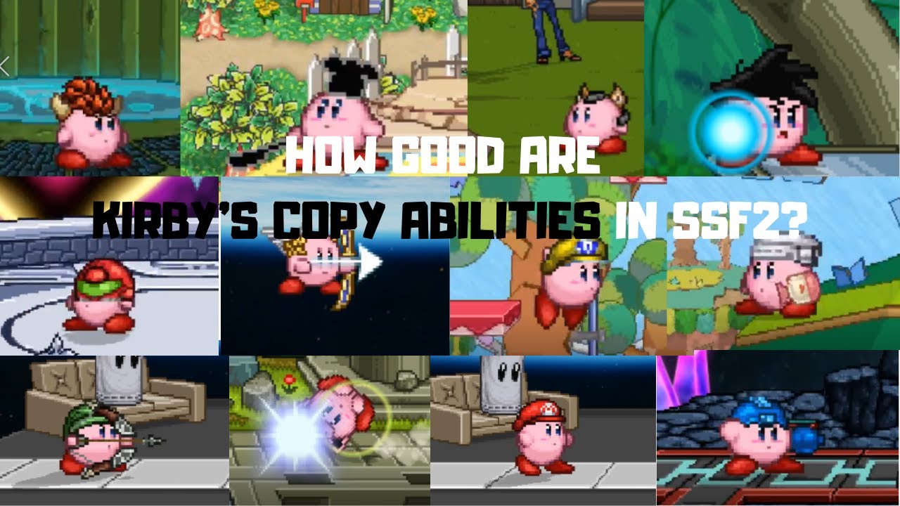 How Good are Kirby's Copy Abilities in Super Smash Flash 2? - YouTube